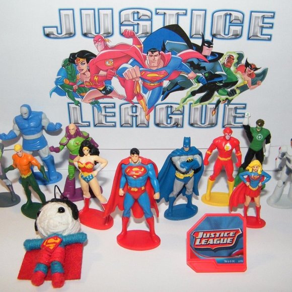 DC Comics | Toys | Justice League Figure Set Of 4 Kit With Figures Dc ...
